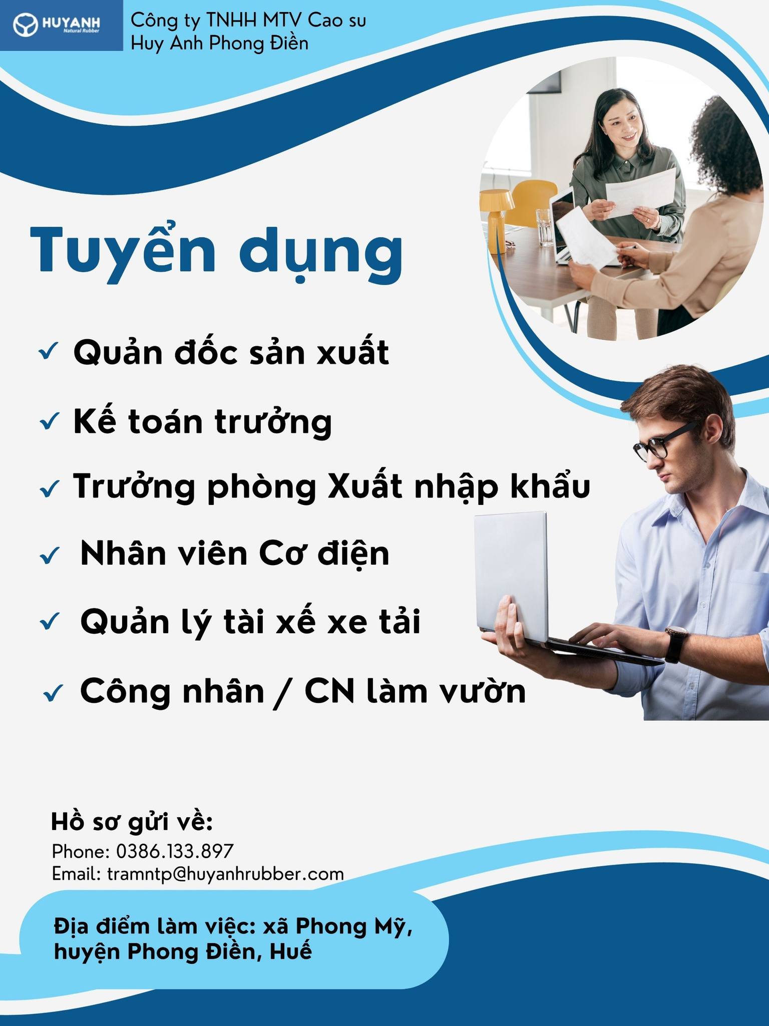 CAO SU HUY ANH PHONG ĐIỀN tuyển dụng T09/2025 (0+ việc làm)