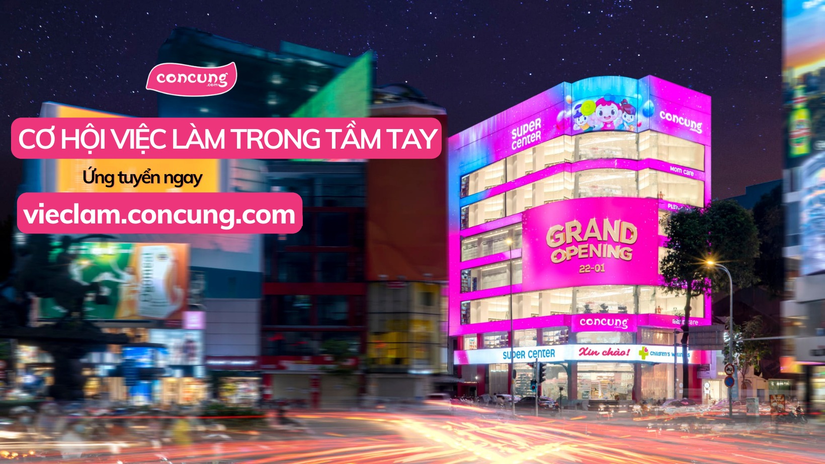 CON CƯNG tuyển dụng 09/2024 (195 đang tuyển) : lương + reviews