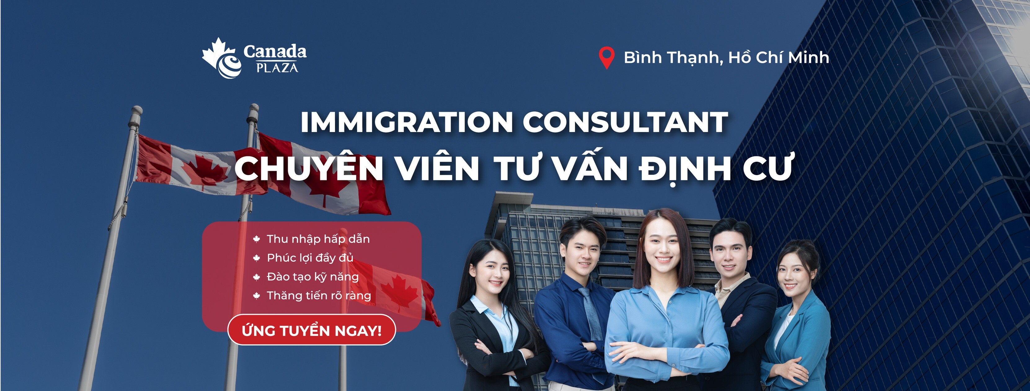 Canada Plaza tuyển dụng 10/2025 (3 đang tuyển) : lương + reviews